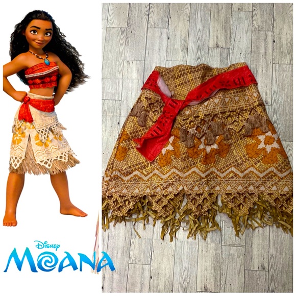 Disney | Costumes | Disney Moana Skirt 46x Girls | Poshmark